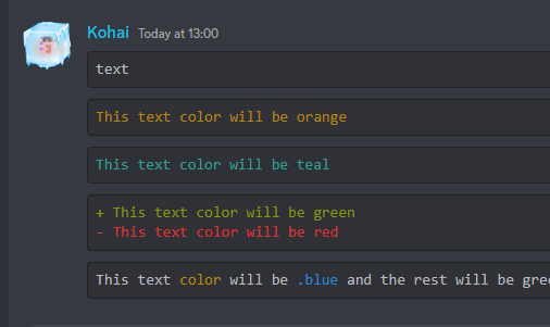 How To Make Colored Text On Discord Discord Emoji